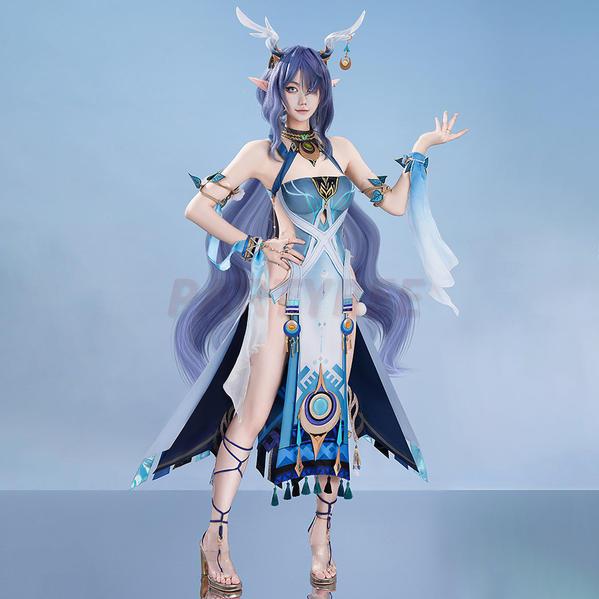 Genshin Impact Lauma Cosplay Costume – PARTYREE