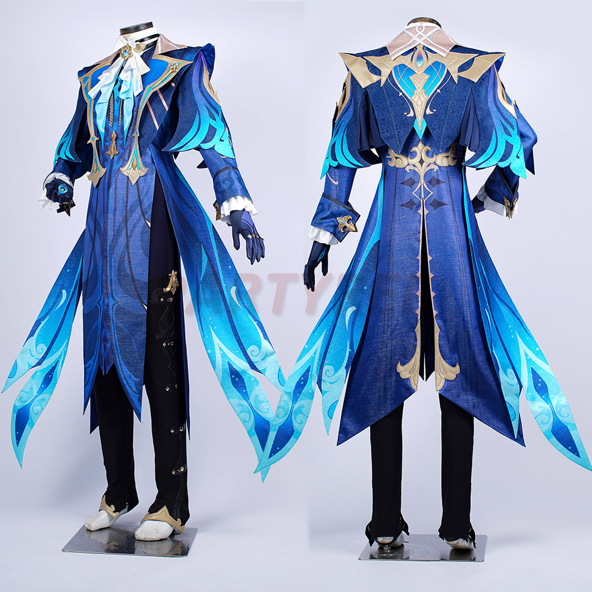 Genshin Impact Neuvillette Cosplay Costume – PARTYREE